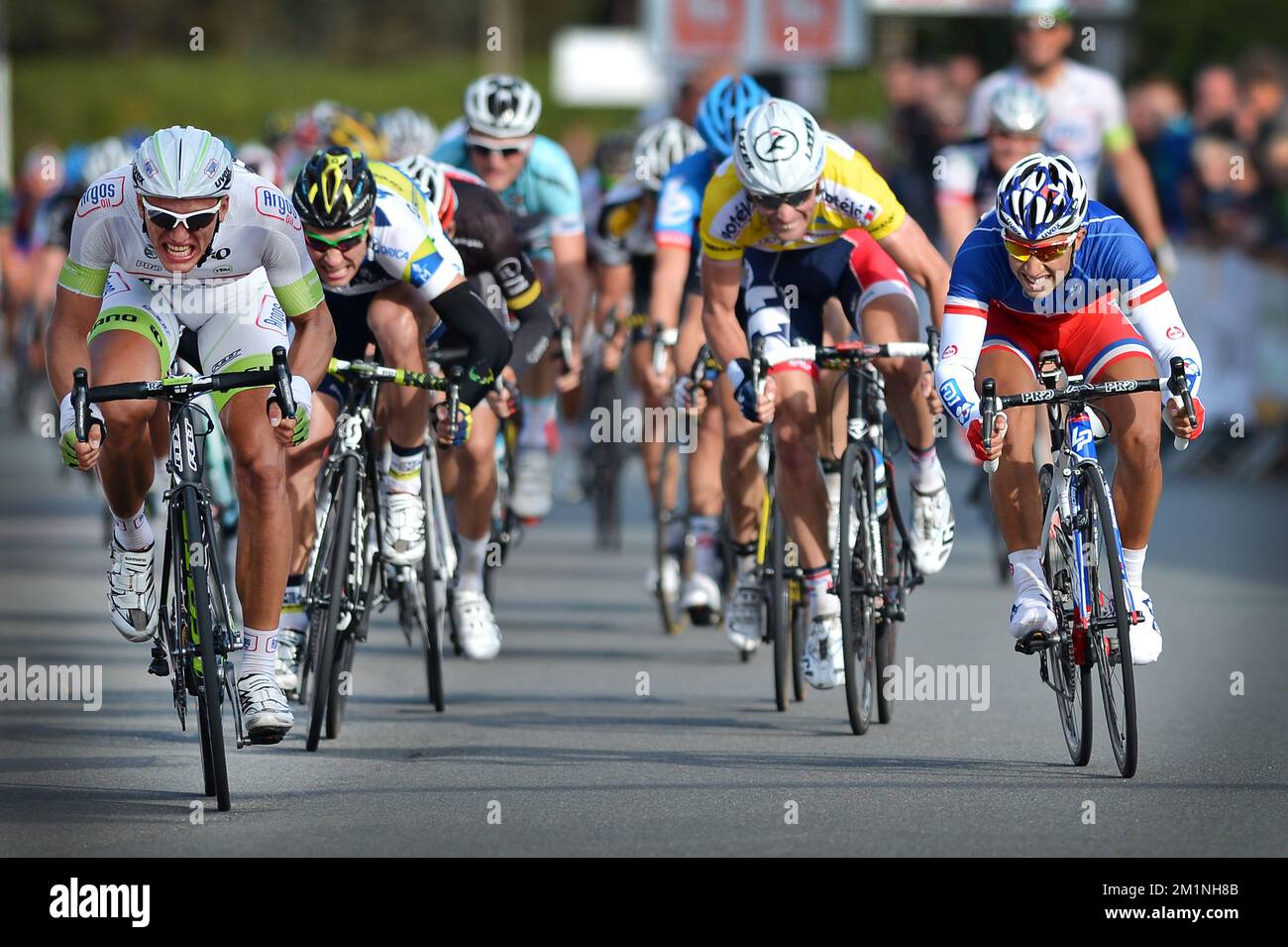 20120928 - MENEN, BELGIQUE: Allemand Marcel Kittel de l'équipe Argos ...