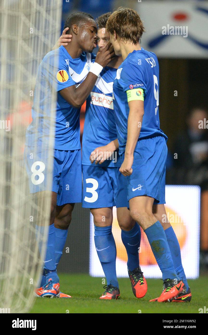 20121025 - GENK, BELGIQUE : Steven Joseph-Monrose de Genk, Benjamin ...