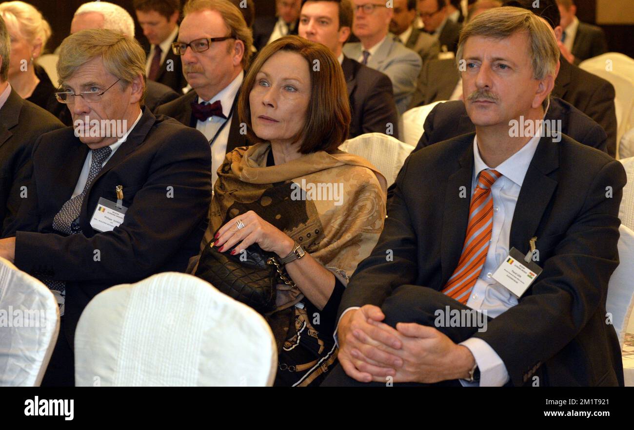 20131125 - NEW DELHI, INDE : Philippe Suinen, PDG de l'Agence Wallonie ...