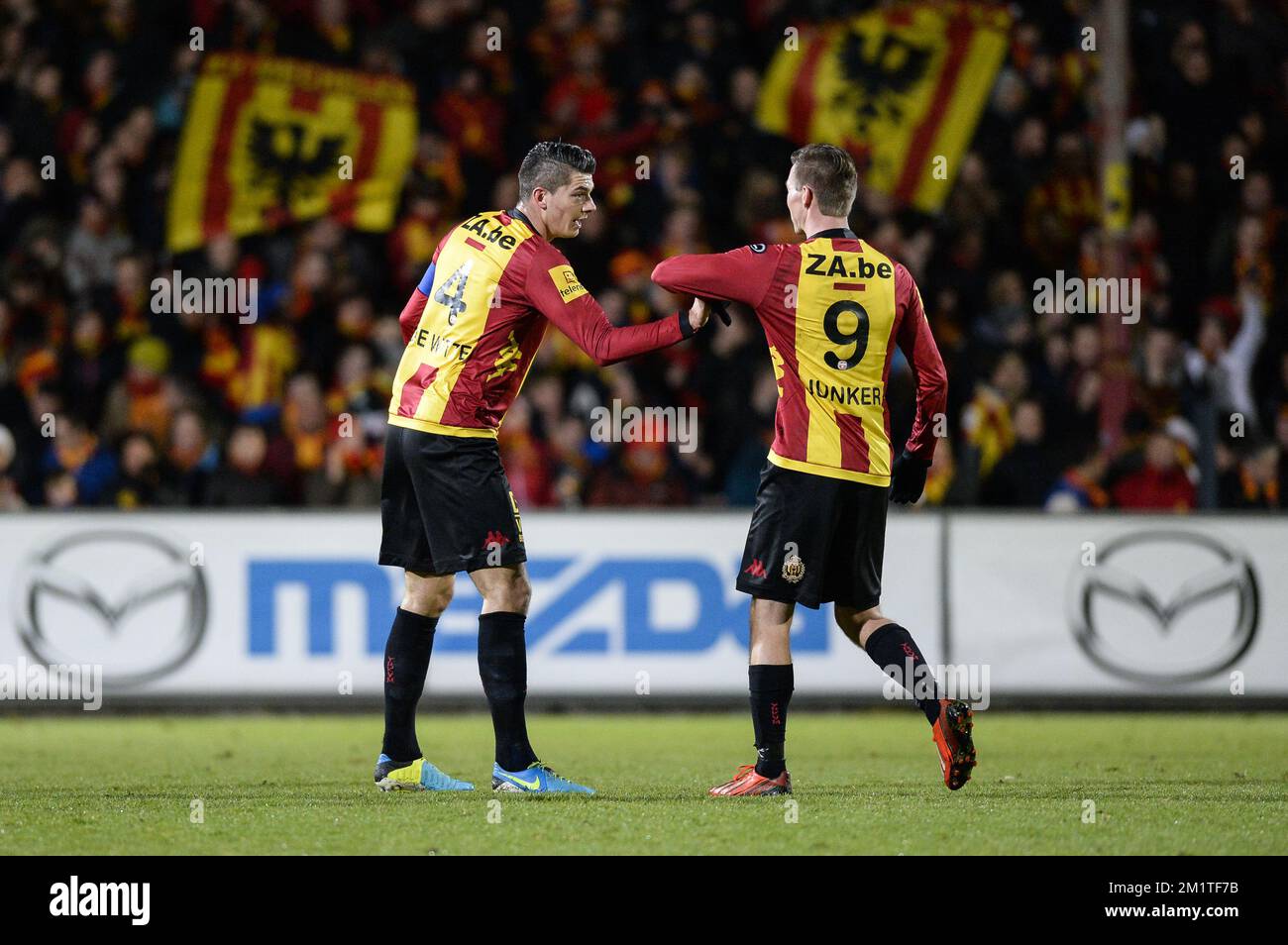 20131221 - MECHELEN, BELGIQUE: Seth de Witte de Mechelen et Mads Junker ...