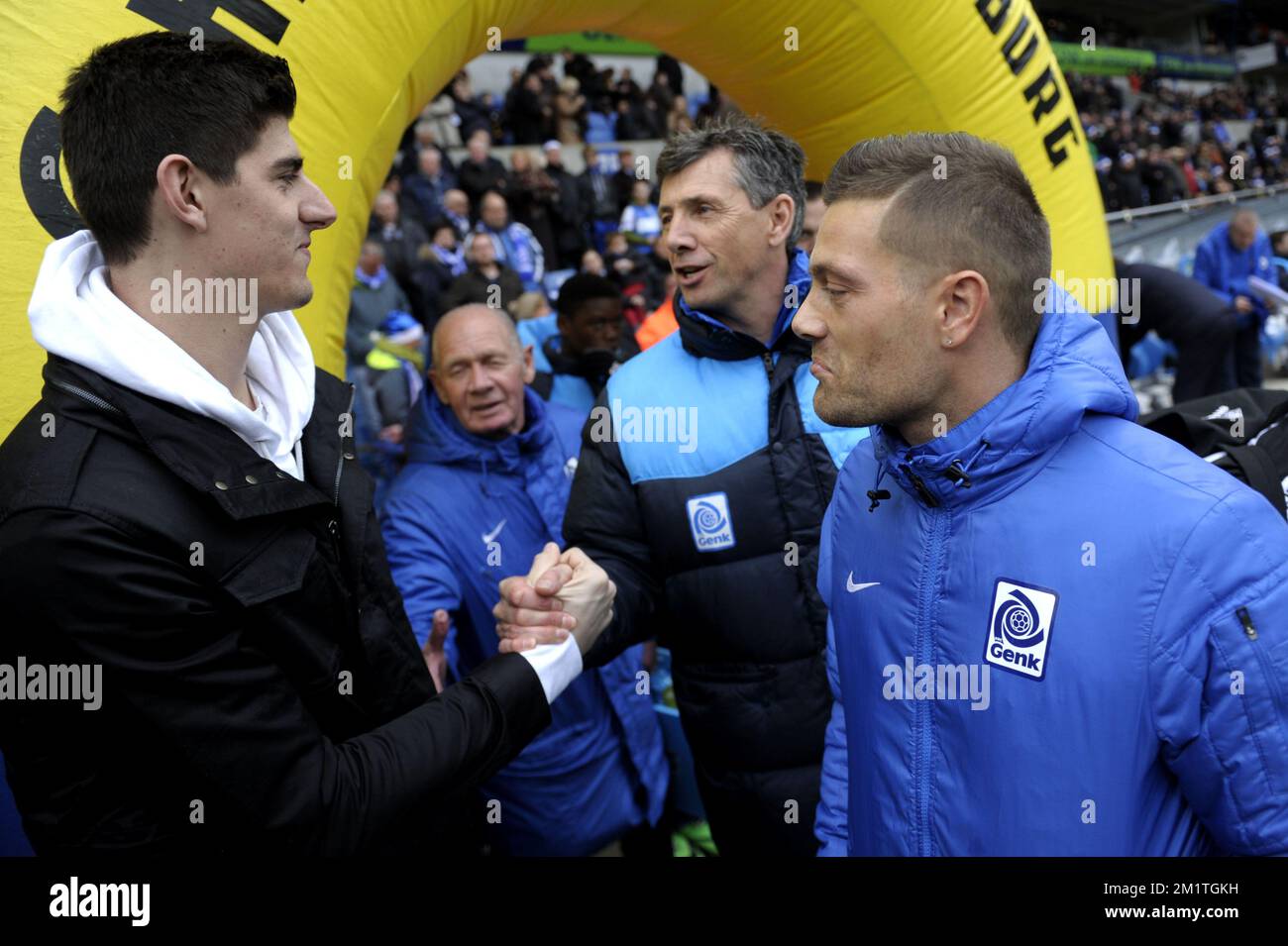 20131226 - GENK, BELGIQUE: Thibaut Courtois, ancien gardien de but de ...