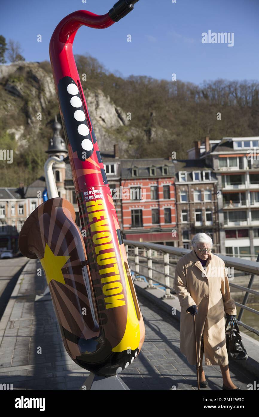 20140205 - BELGIQUE, DINANT: Adolphe Sax était un musicien et designer ...