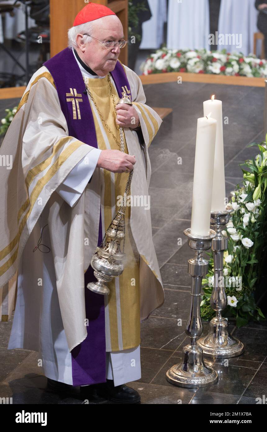 20141212 - BRUXELLES, BELGIQUE: Cardinal Godfried Danneels photographié ...
