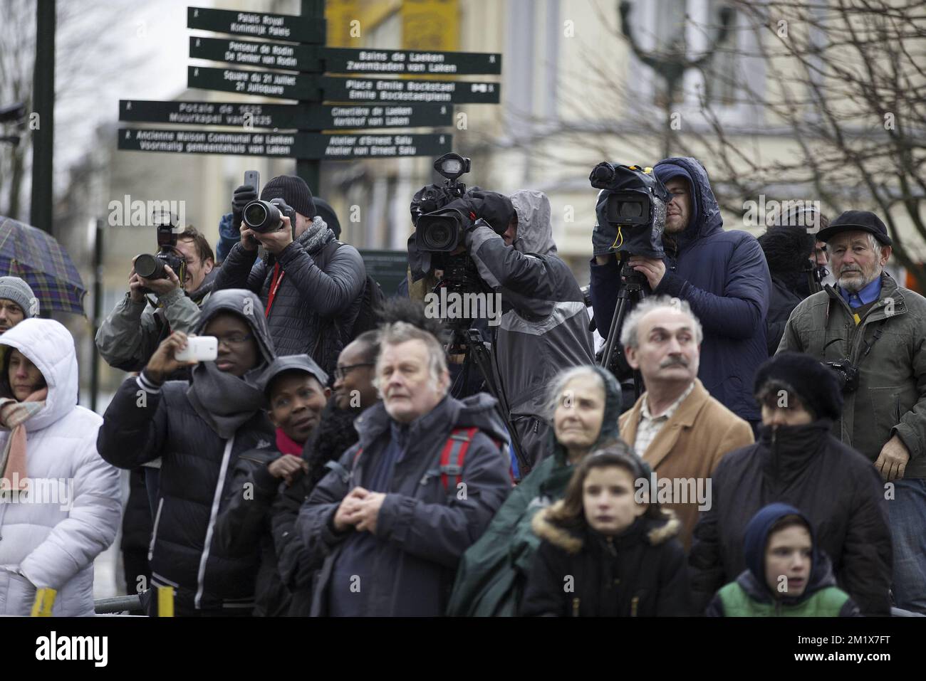 20141212 - BRUXELLES, BELGIQUE: La presse et le public photographiés à ...