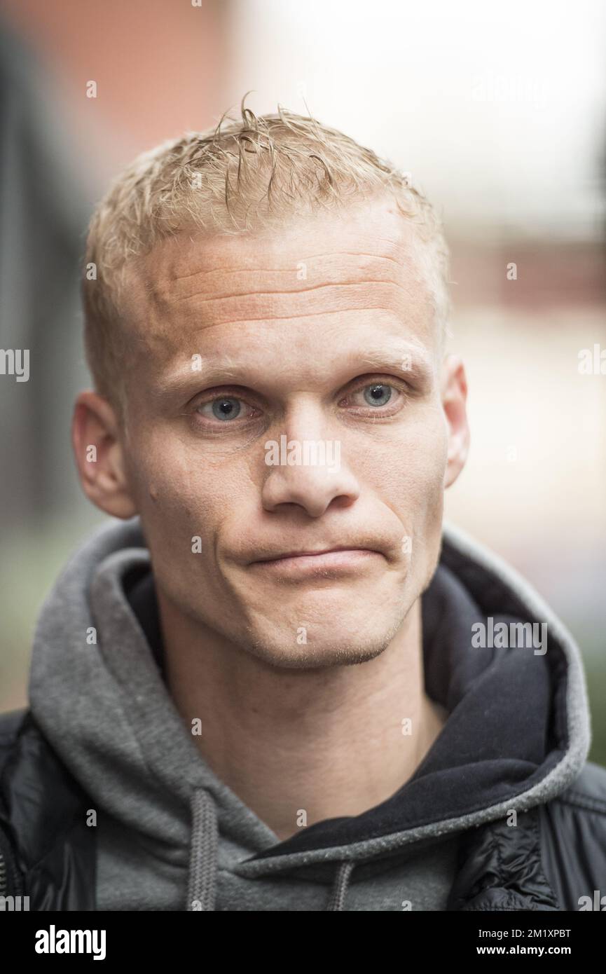 Karel Geraerts de Charleroi photographié lors de l'audition du verdict ...