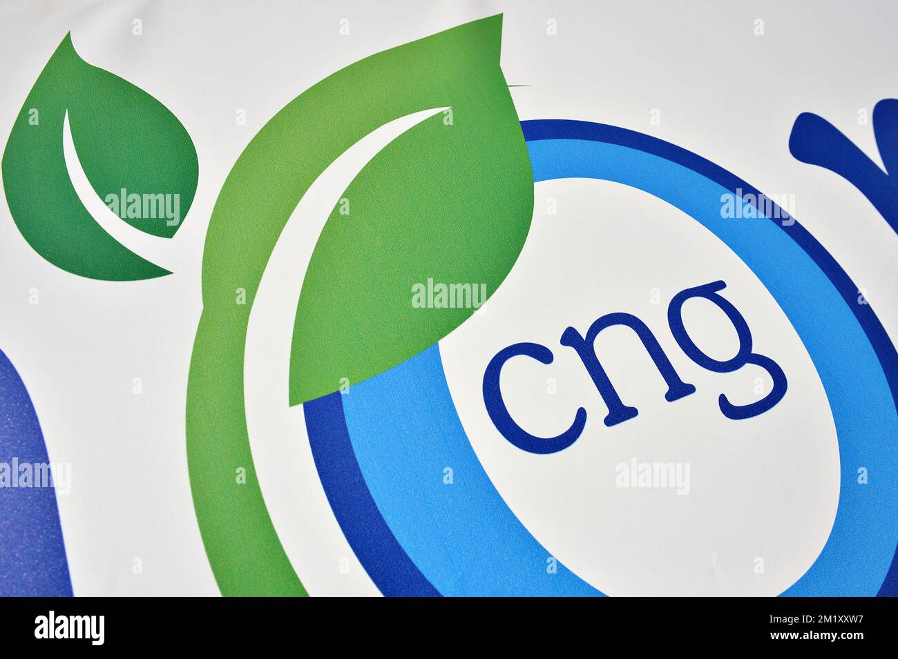20150423 - TOURNAI, BELGIQUE: L'illustration montre le logo CNG lors de ...