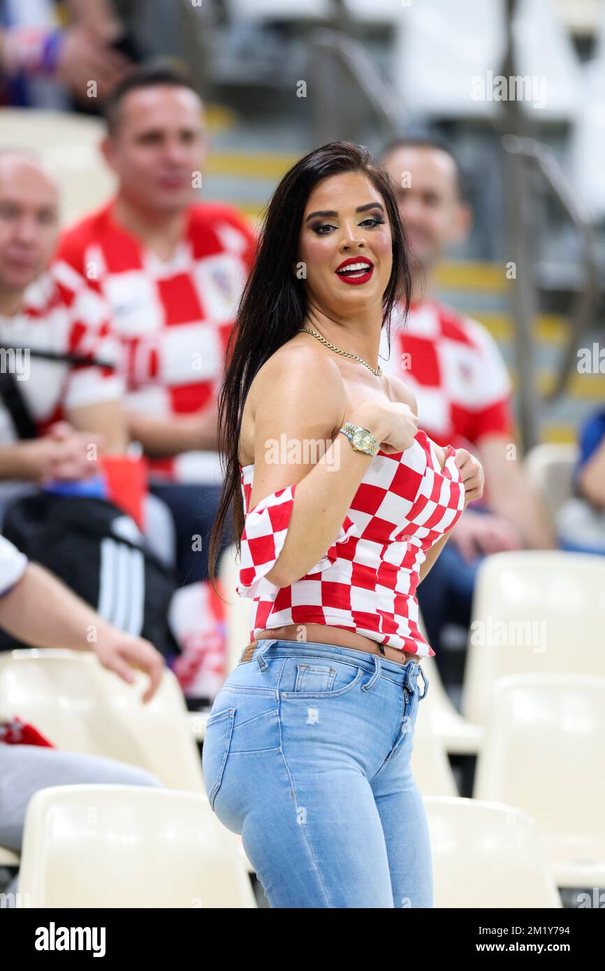 Doha, Qatar. 13th décembre 2022. Ivana Knoll, ancienne Miss Croatie ...