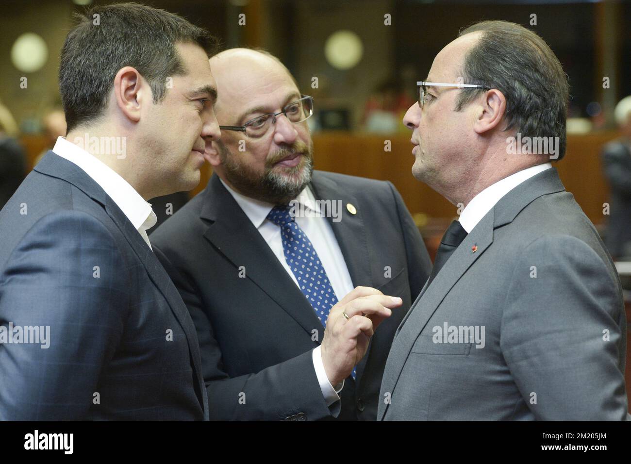 20151015 - BRUXELLES, BELGIQUE: Le Premier ministre grec Alexis Tsipras ...