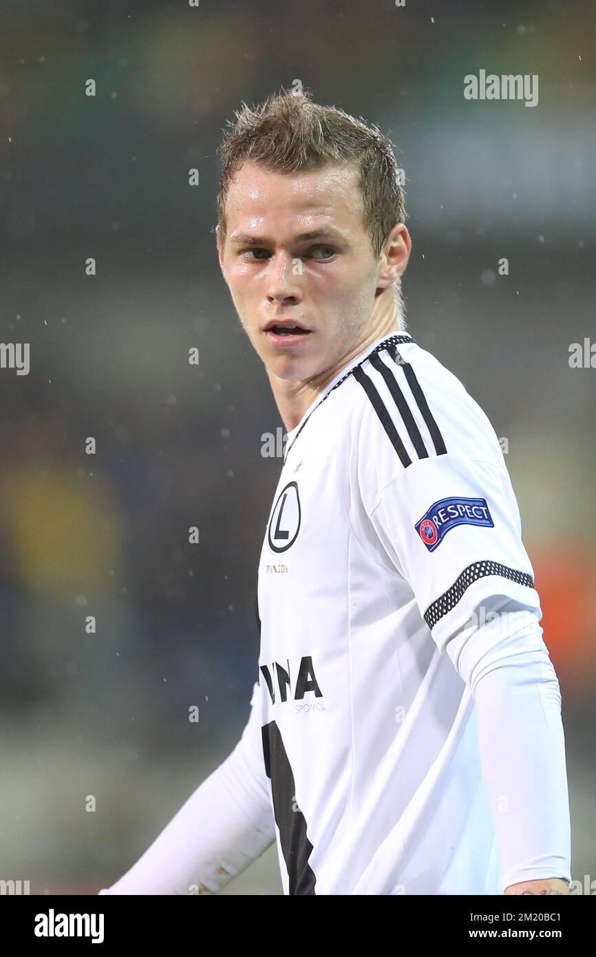 20151105 - BRUGGE, BELGIQUE: Legia Ondrej Duda photographié lors d'un ...