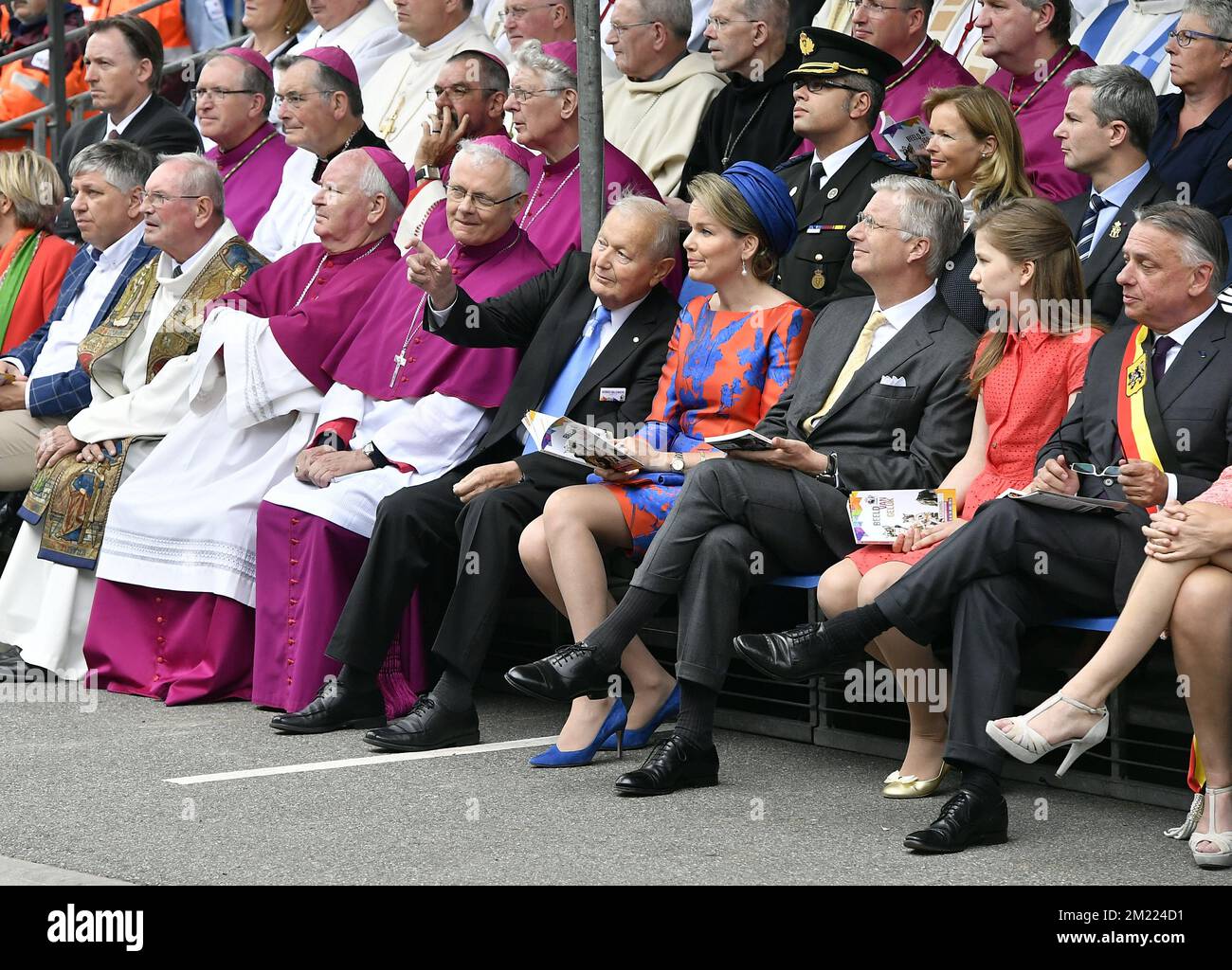 La reine Mathilde de Belgique, le roi Philippe - Filip de Belgique et ...