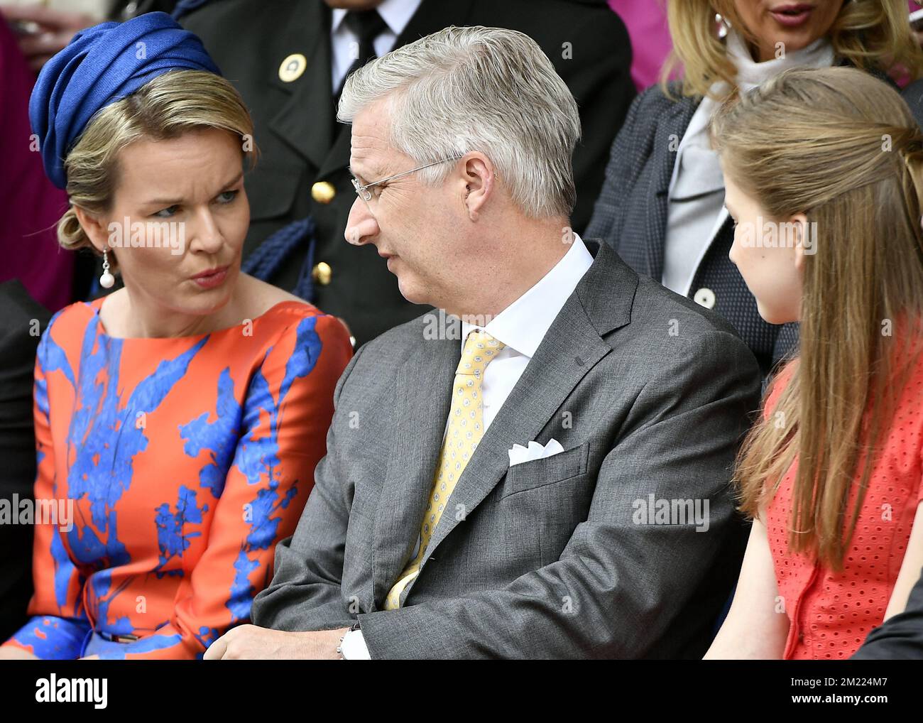 La reine Mathilde de Belgique, le roi Philippe - Filip de Belgique et ...