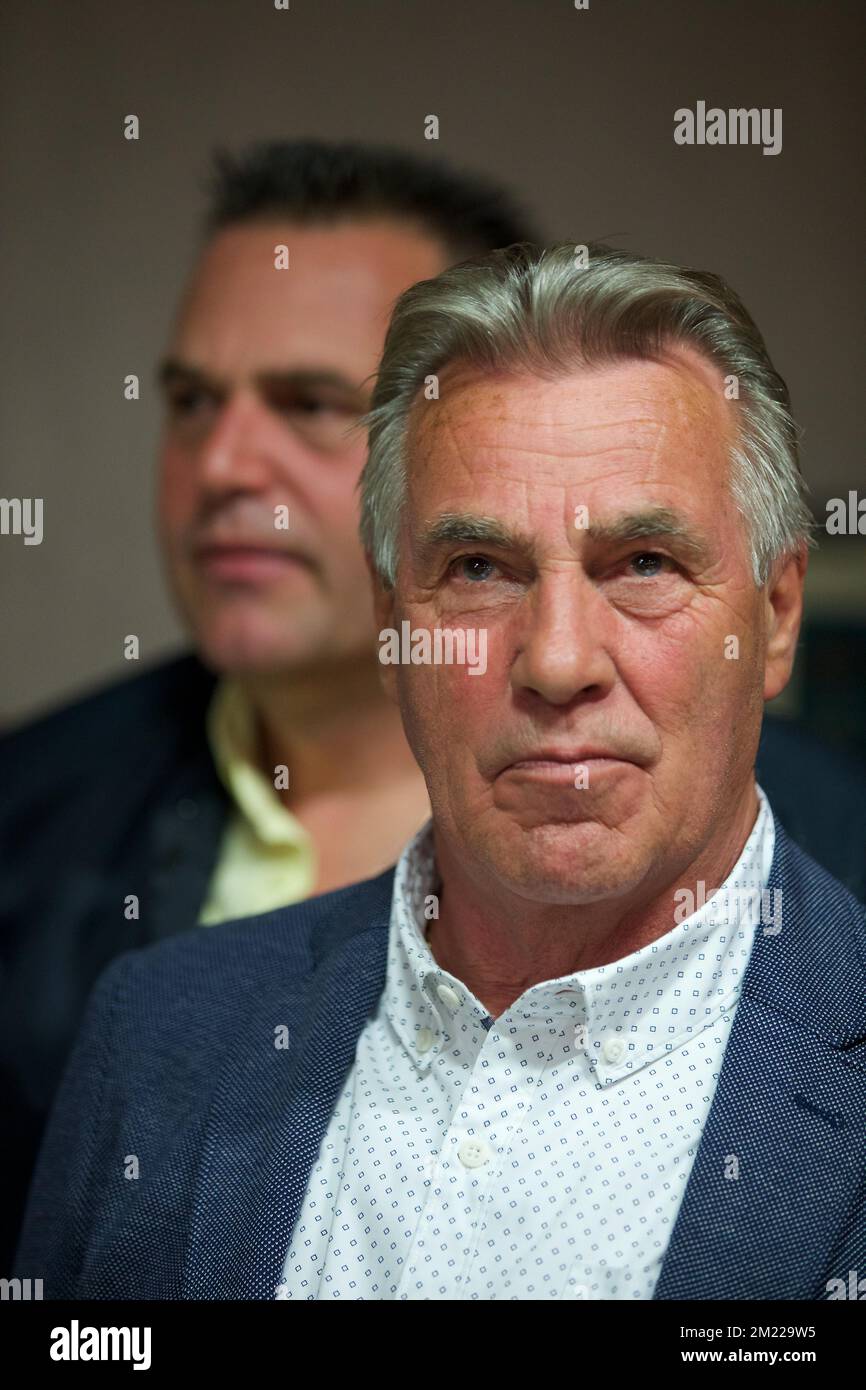 Ancien cycliste belge Lucien Van Impe photographié lors des célébrations en l'honneur de Lucien ...