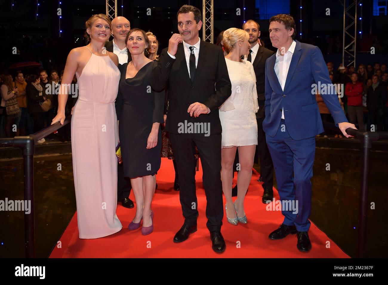 L'actrice Charlotte Vandermeersch, l'actrice Saskia Reeves, l ...