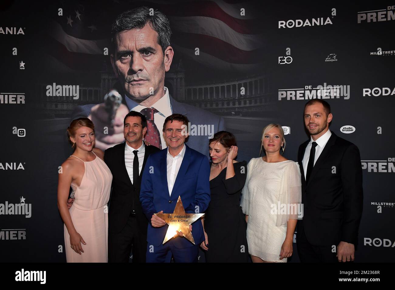 L'actrice Charlotte Vandermeersch, l'actrice Koen de Bouw, l'actrice ...