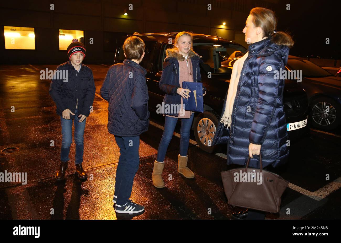 Le Prince Aymeric, le Prince Nicolas, la Princesse Louise et la ...