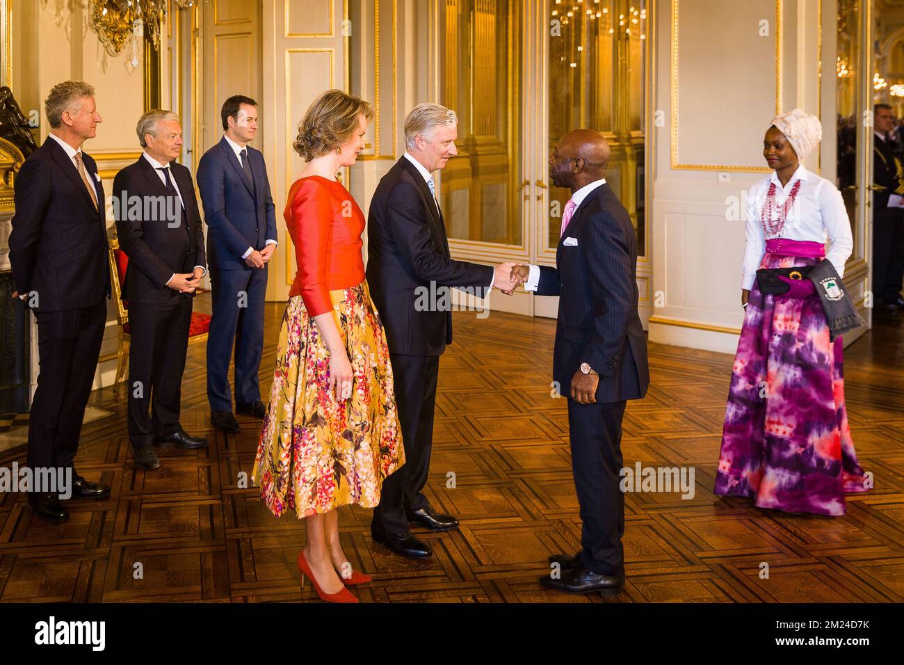 La reine Mathilde de Belgique, le roi Philippe - Filip de Belgique et ...