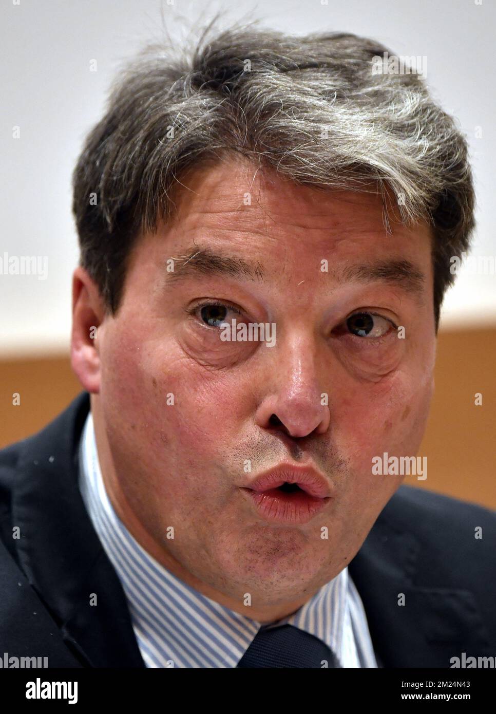 Michel Vandewalle photographié lors de l'installation de la commission ...