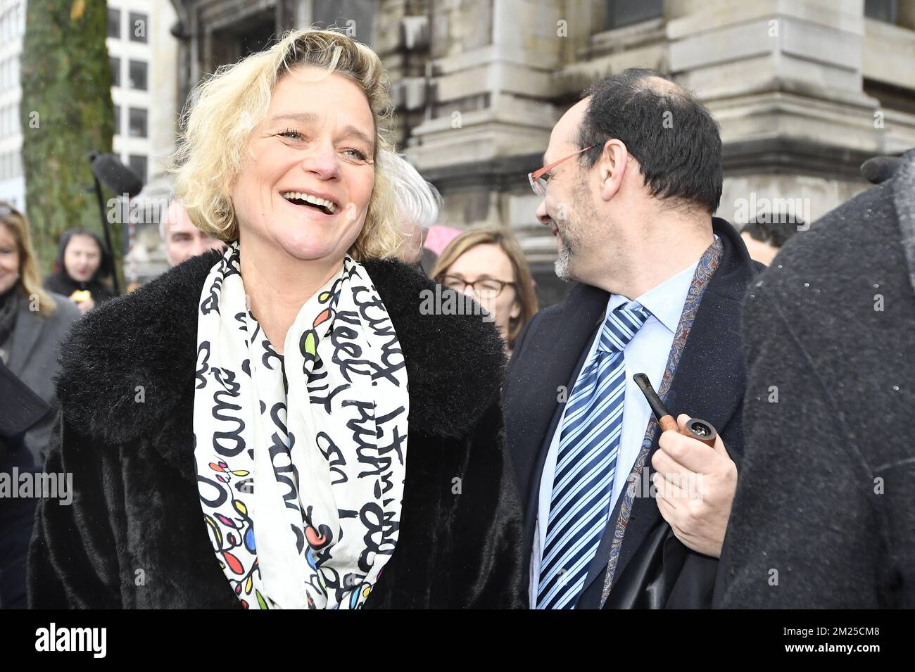 Lartiste Belge Delphine Boel Et Lavocat Marc Uyttendaele R