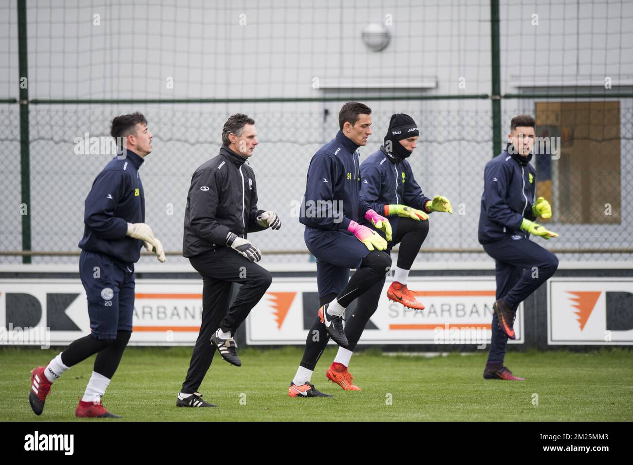 Yannick Thoelen, gardien de Gent, Francky Vandendriessche, gardien de ...