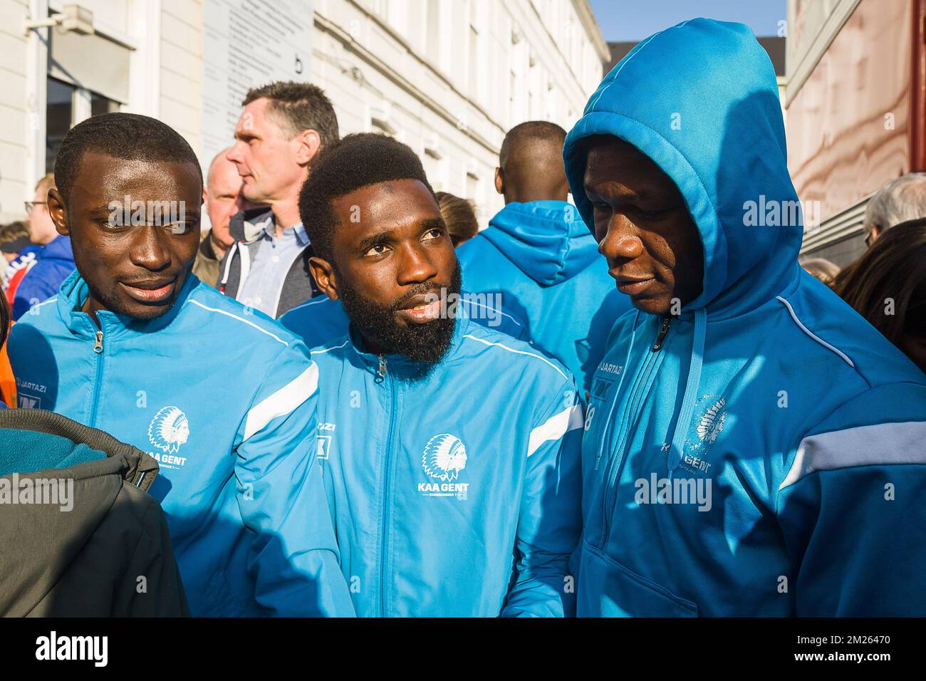 Nana Asare de Gent, Ibrahim Rabiu de Gent et Samuel Kalu de Gent ...