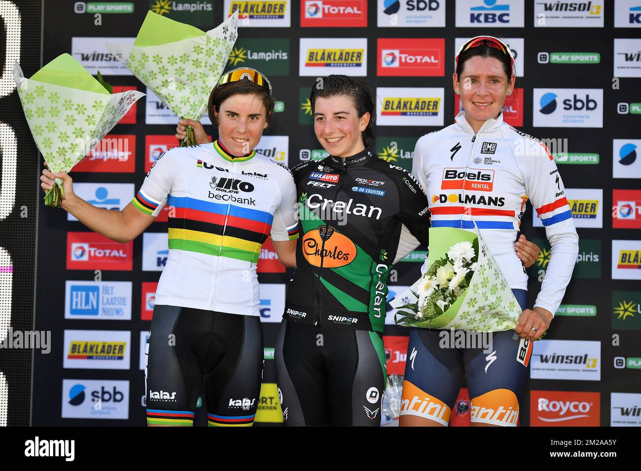Belge Sanne cant, Dutch Maud Kaptheijns et British Nikki Brammeier ...