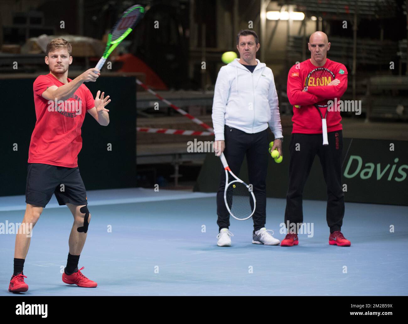 David Goffin belge, Thierry Van Cleemput, entraîneur de Goffin et Johan ...