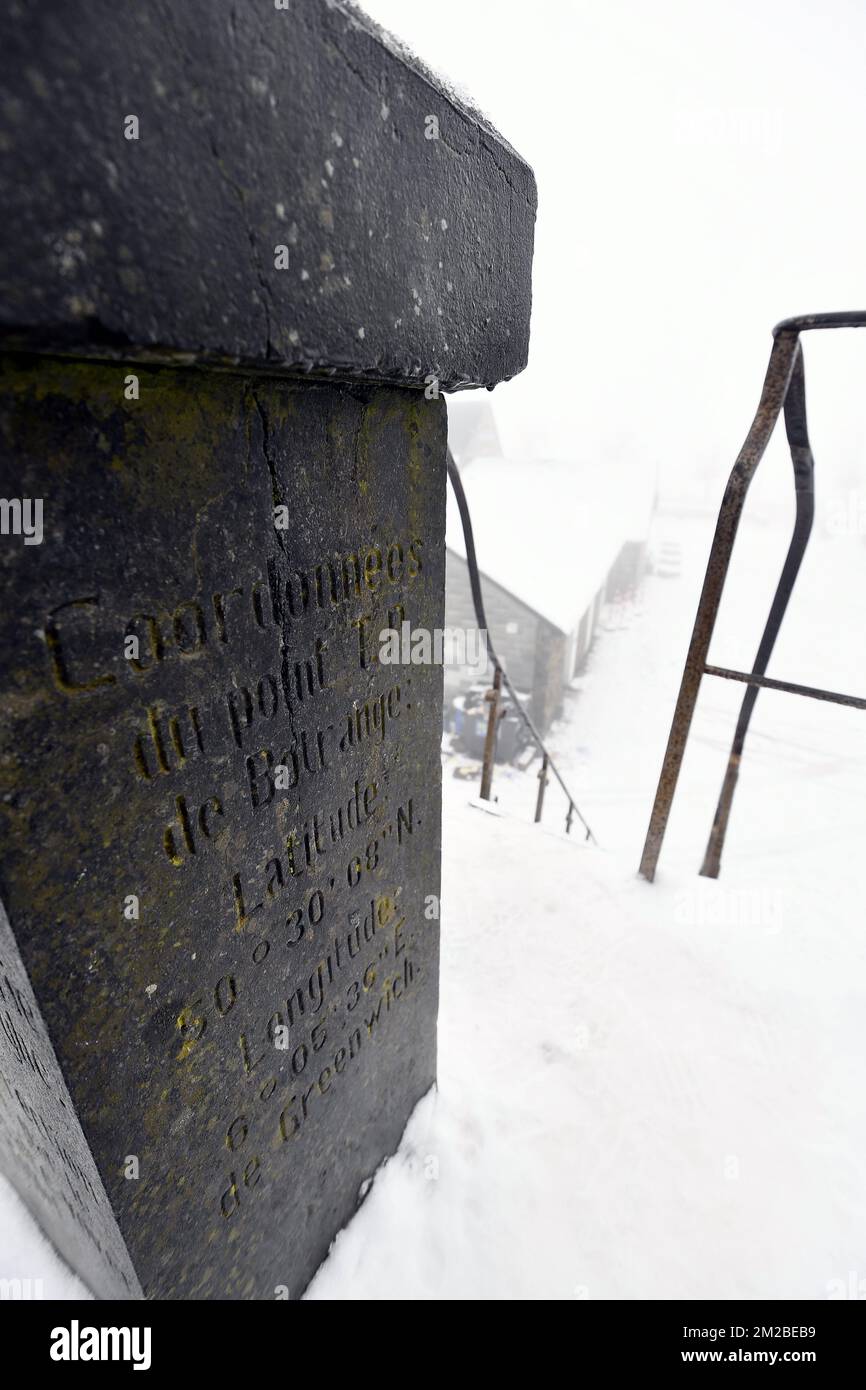 Signal de botrange Banque de photographies et d’images à haute ...