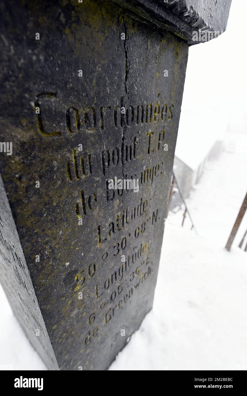 Signal de botrange Banque de photographies et d’images à haute ...