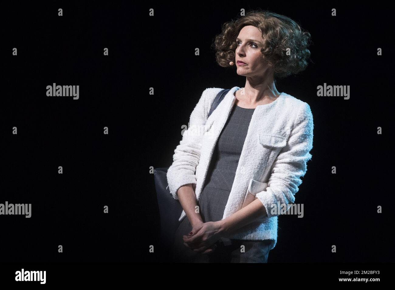 Actress Elsa Erroyaux, acting as Federation Wallonia - Brussels ...