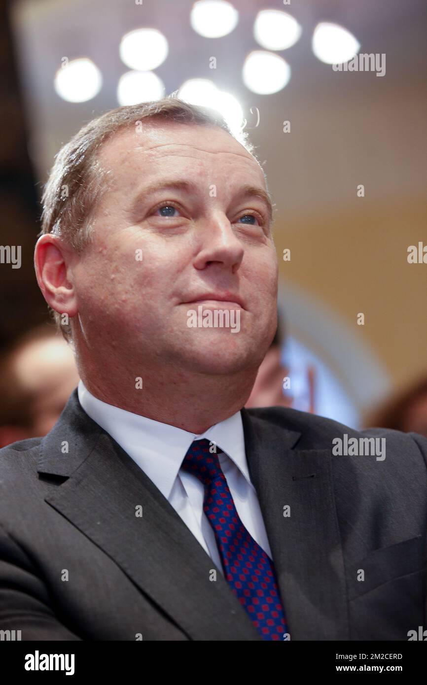 Denis Mathen, gouverneur de la province de Namur, photographié lors d ...