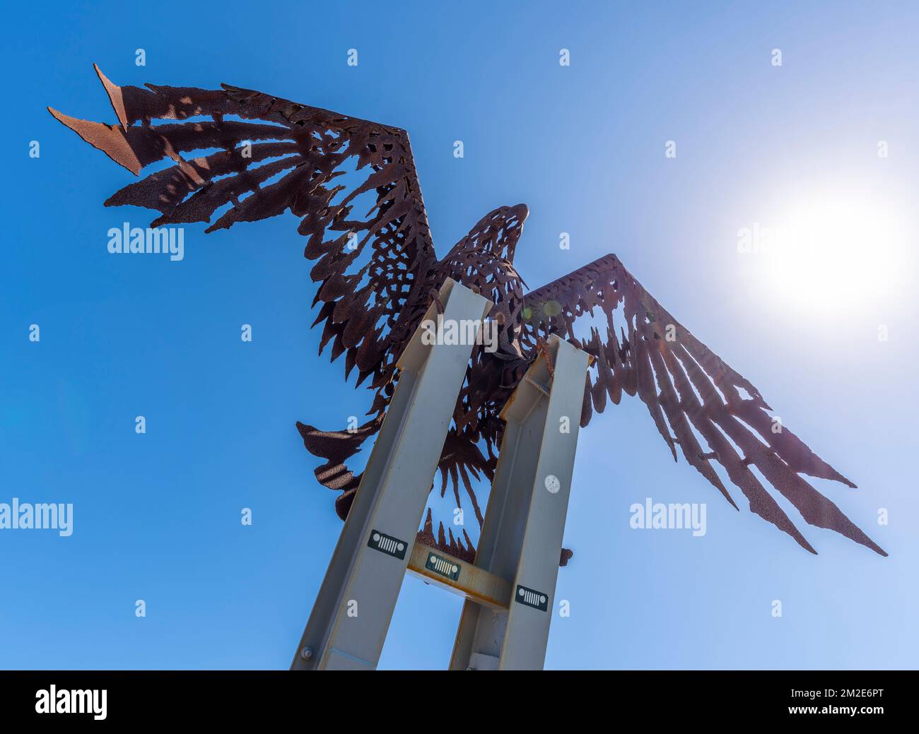 La sculpture Sea Eagle (connue localement sous le nom de « Kirra Eagle ...