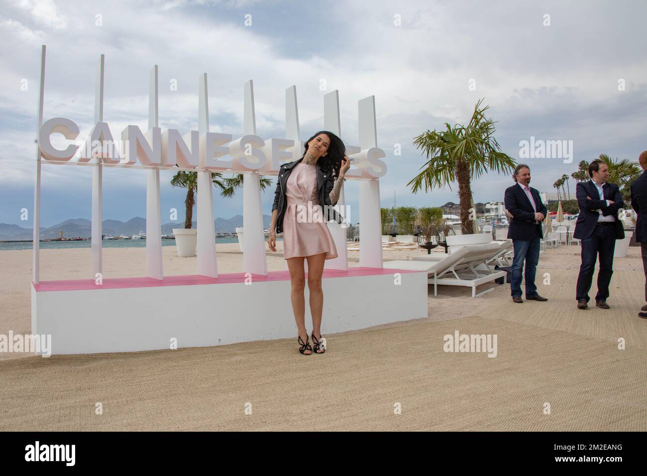 L'actrice mi Hoa Lee participe à la photo Felix au Festival des séries ...