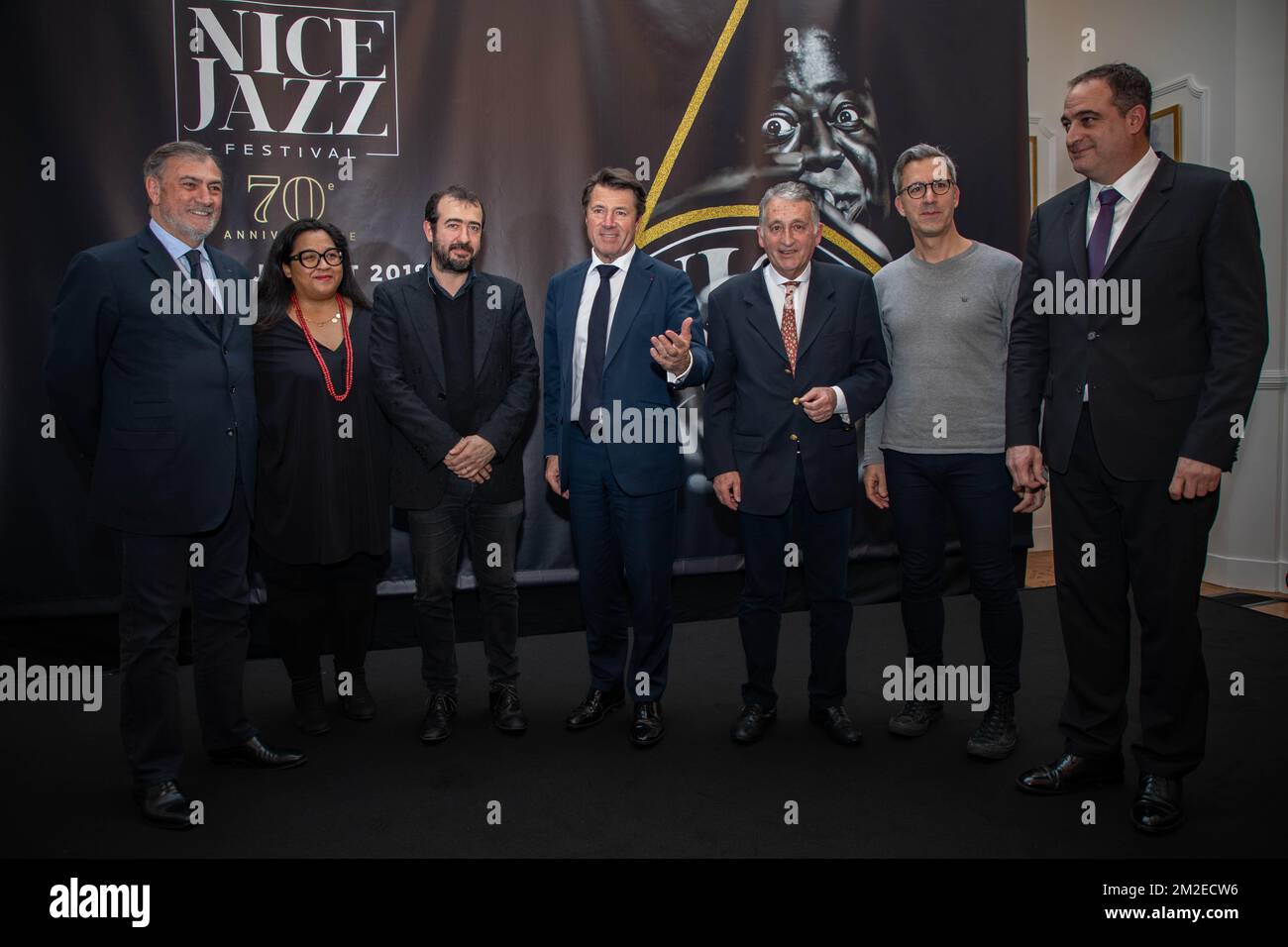 On the photo Robert Roux Councillor of the City of Nice delegated to ...