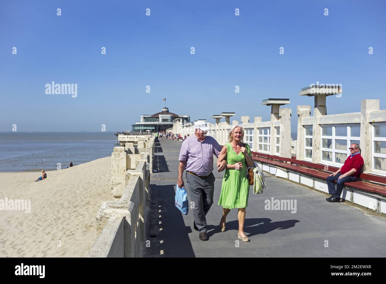 Promenade de blankenberge Banque de photographies et d’images à haute ...