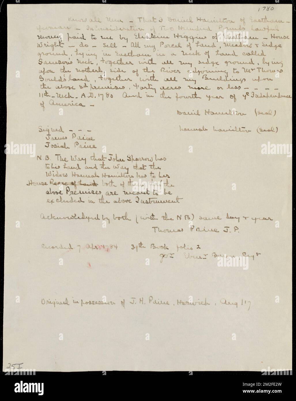 Daniel hamilton Banque de photographies et d’images à haute résolution ...