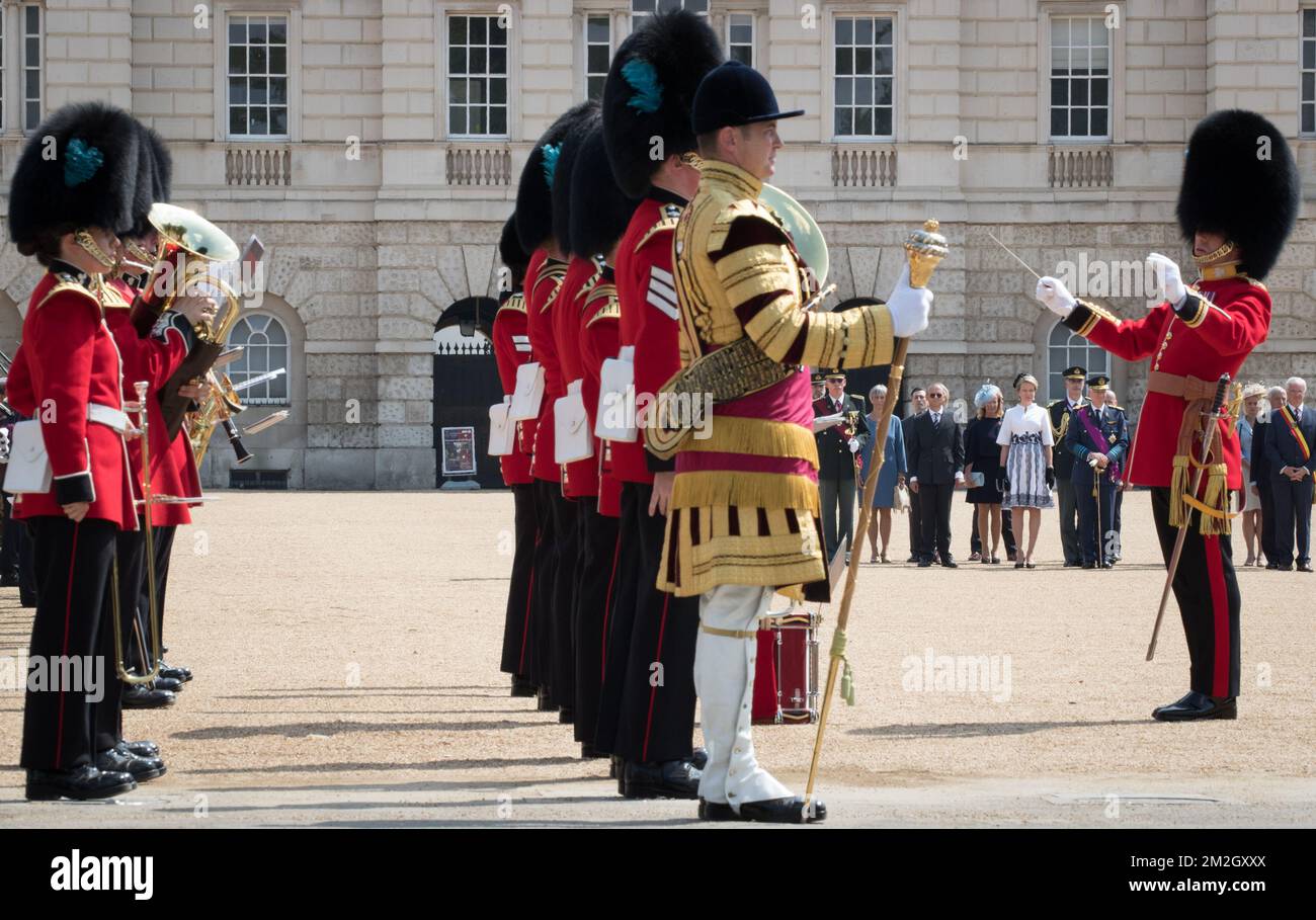 Le roi philippe reine mathilde belgique à londres Banque de ...
