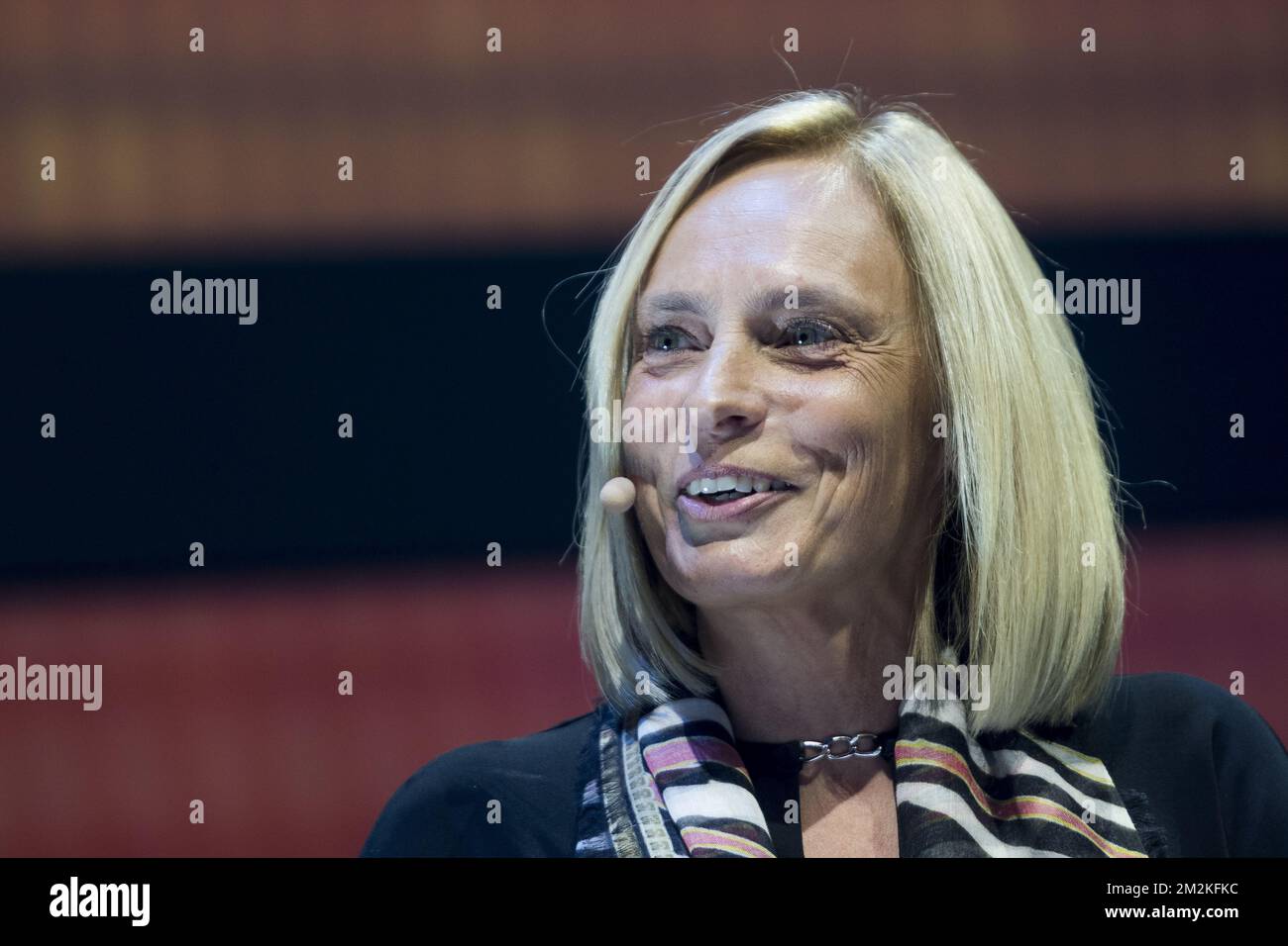 Marie-Laure Moreau photographiée lors de la cérémonie de remise des ...