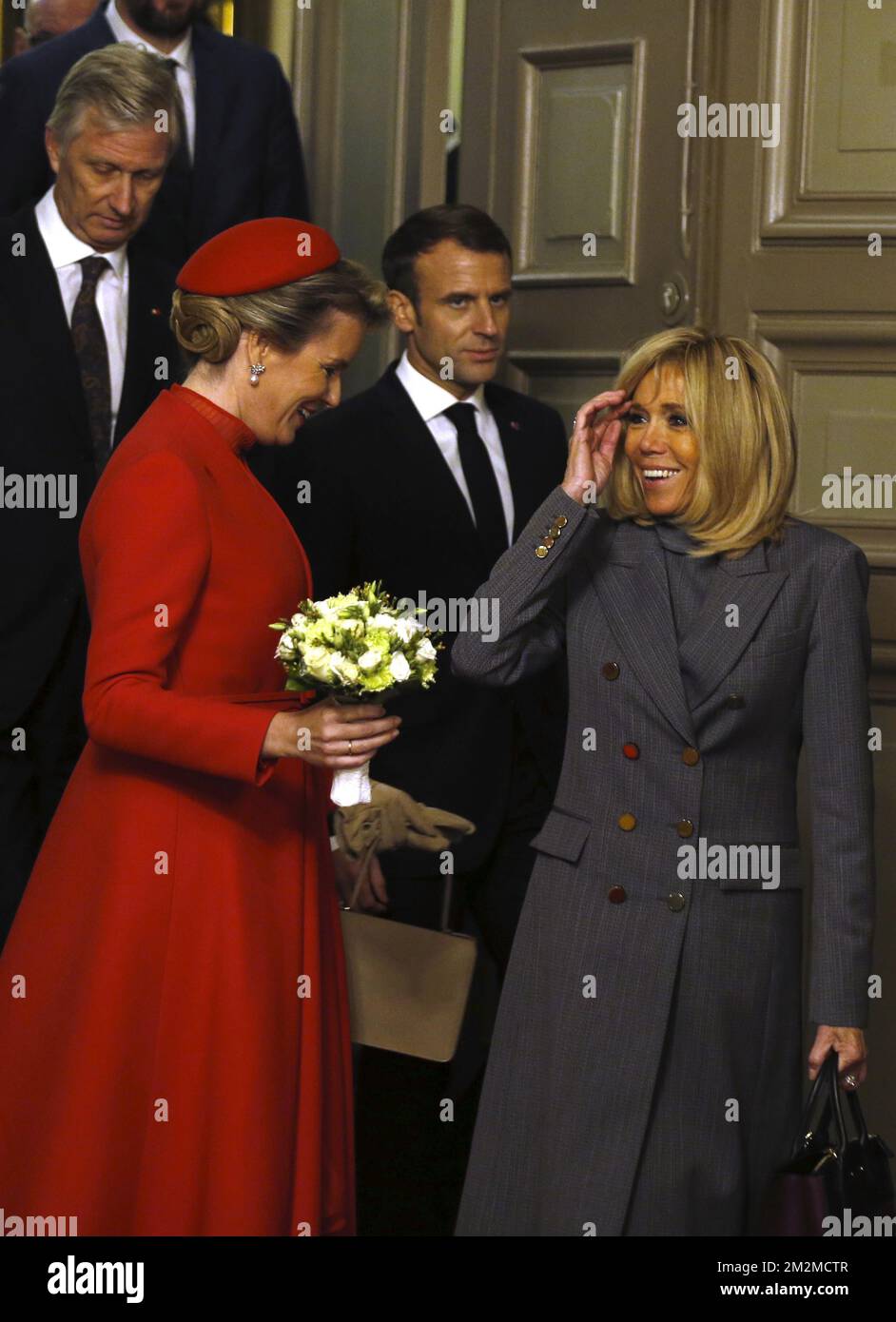 Roi Philippe - Filip de Belgique, Président de France Emmanuel Macron ...