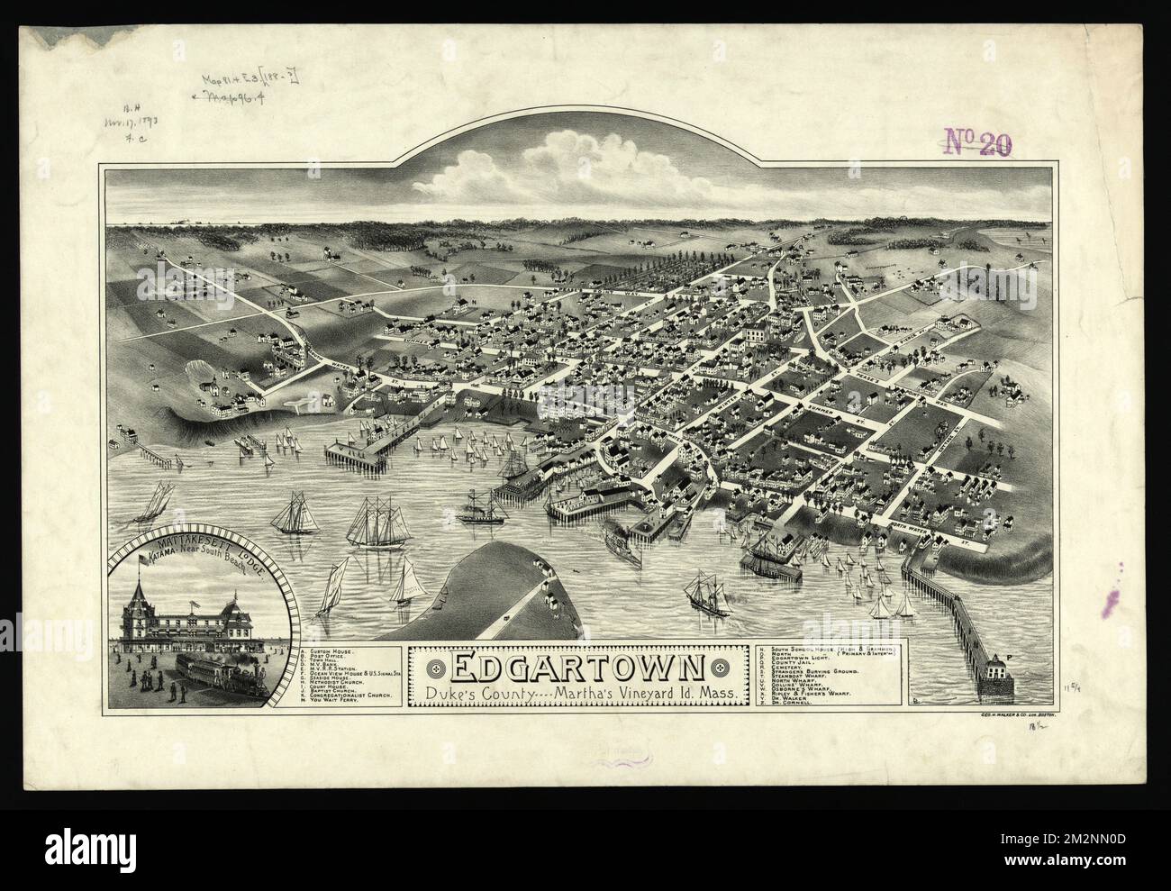 Edgartown, Duke's County, Martha's Vineyard ID., Mass, Edgartown Mass ...