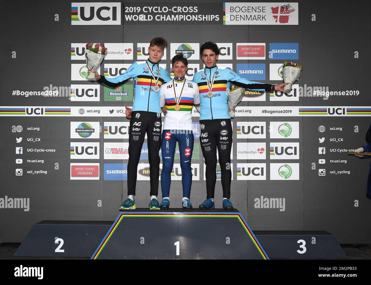 Belge Witse Meeussen , vainqueur de la médaille d'argent, Britsh Ben ...