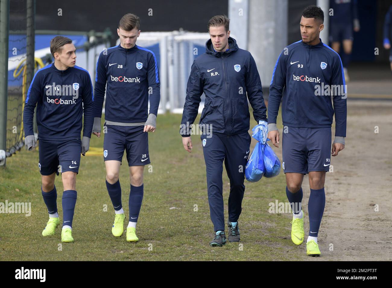 Leandro Trossard de Genk, Bryan Heynen de Genk, Ruben Peeters ...