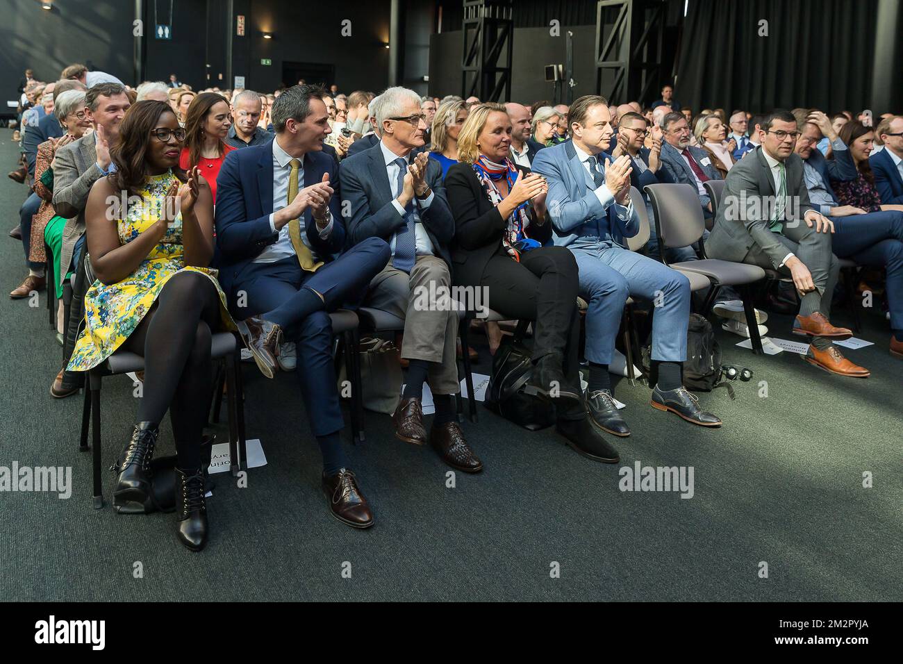 Assita Kanko, Lorin Parys, ministre flamand Geert Bourgeois, ministre ...