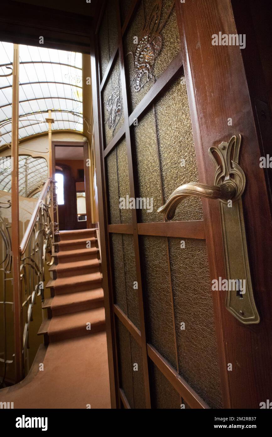 Illustration prise lors d'une visite de presse au Musée Horta à ...