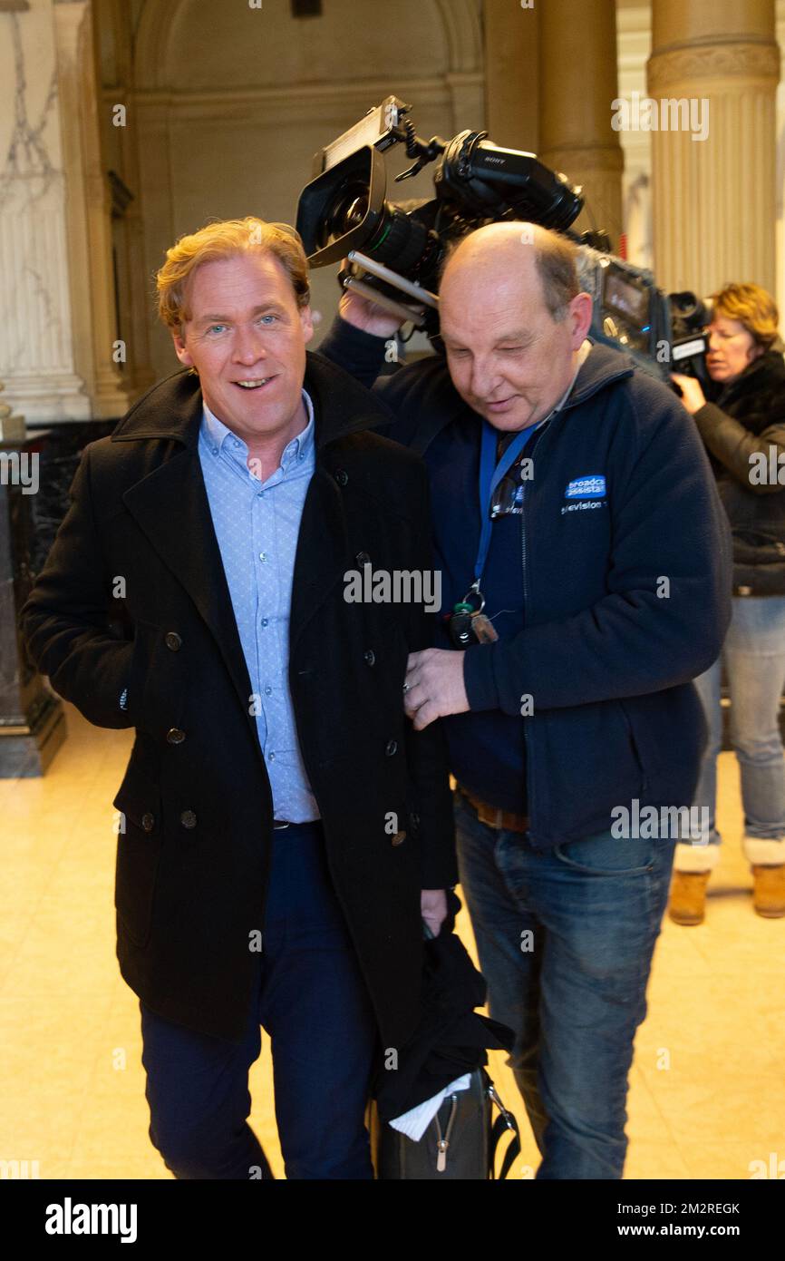 L'avocat Frank Scheerlinck photographié lors d'une session du procès 'Kasteelmoord' (meurtre au ...