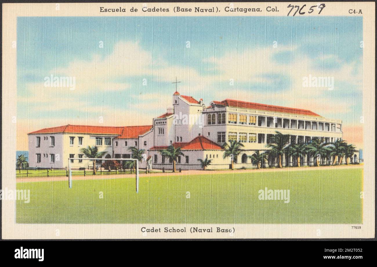 Escuela de Cadetes (base navale), Cartagena, Coll. - École des cadets ...