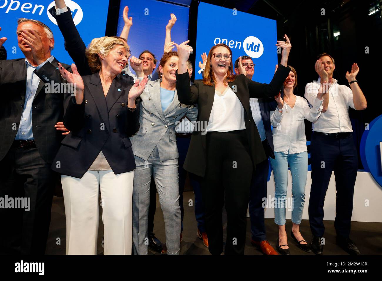 Open VLD Patrick Dewael, Open VLD Carina Van Cauter, Open VLD Lydia ...