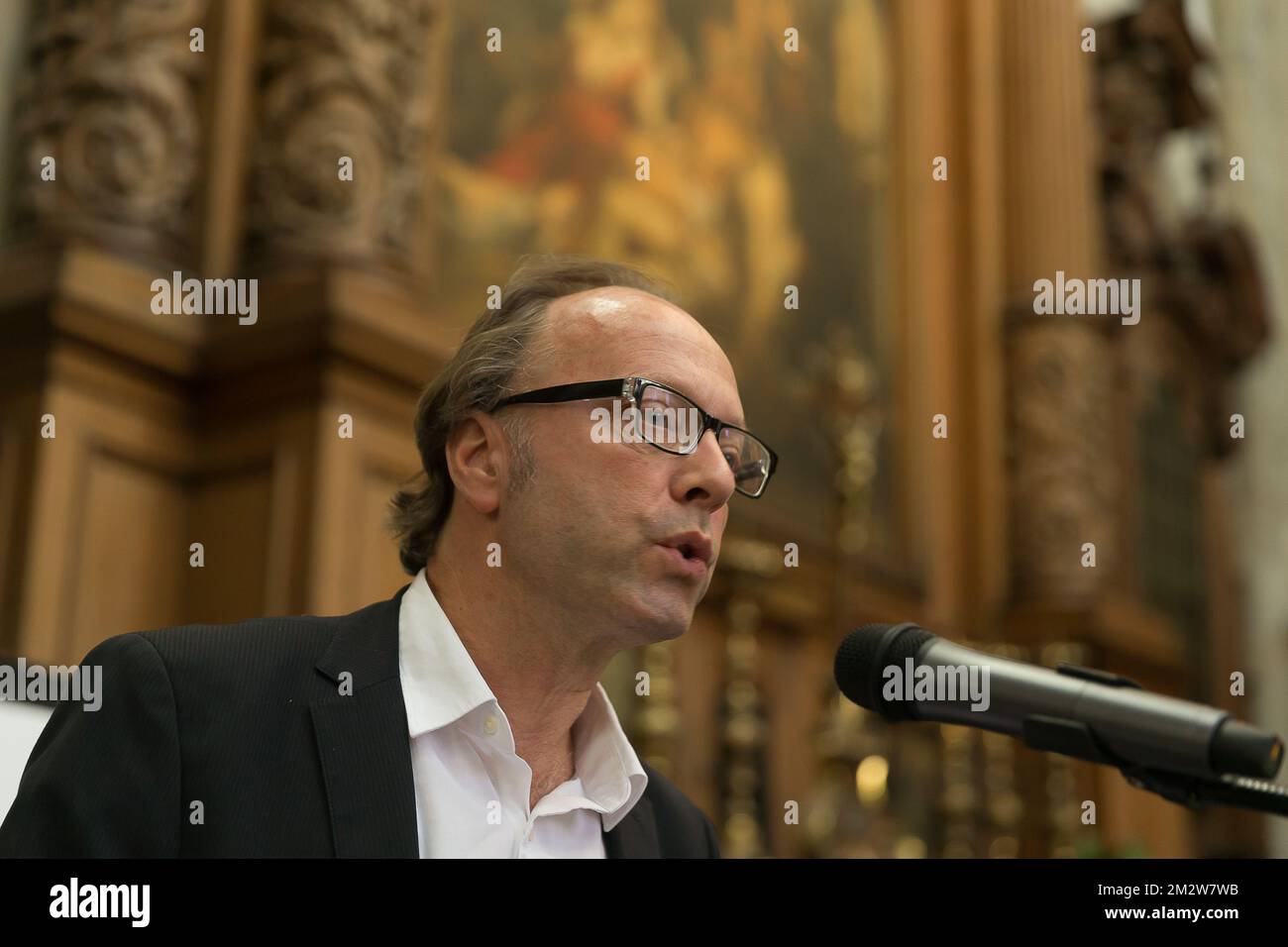 Directeur OKV, Peter Wouters photographié lors de la présentation de l ...