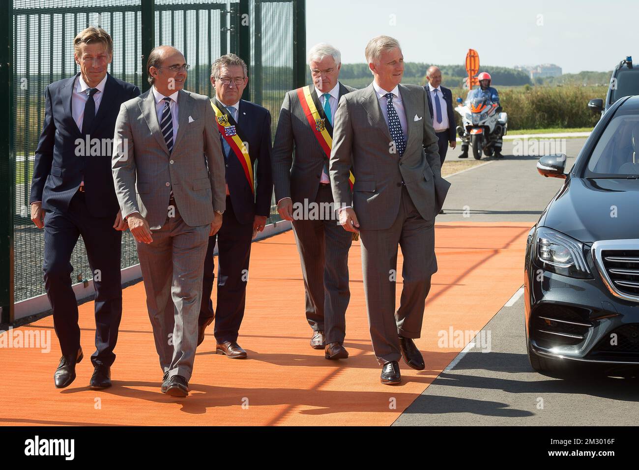 Elia CEO Chris Peeters, Bernard Gustin, Maire de Brugge, Dirk de fauw ...