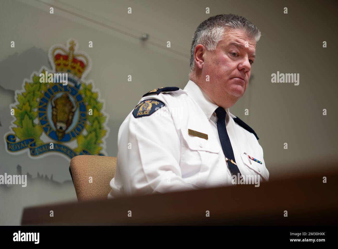 Dartmouth, N.S, 14 décembre 2022. Le commissaire adjoint Dennis Daley ...