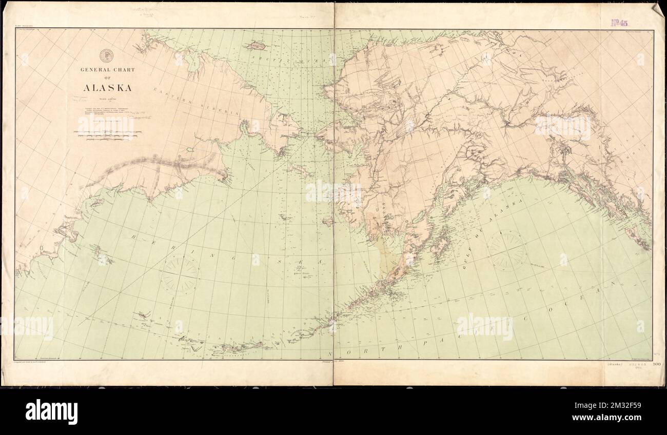 Carte générale de l'Alaska , Alaska, cartes Norman B. Leventhal Map ...